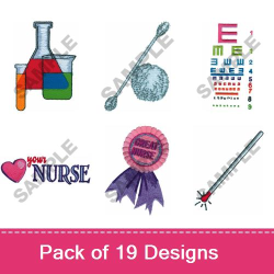 Medical 1 Embroidery Designs | AnnTheGran.com
