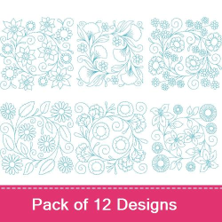 Circle of Life Spring Quilt Blocks Embroidery Designs | AnnTheGran.com