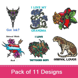 Spread The Love Embroidery Designs | AnnTheGran.com