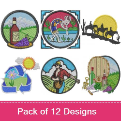 Landscape Scenes Embroidery Designs | AnnTheGran.com