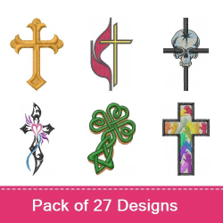 Christianity Symbols Embroidery Designs | AnnTheGran.com