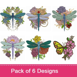 Insects Embroidery Designs | AnnTheGran.com