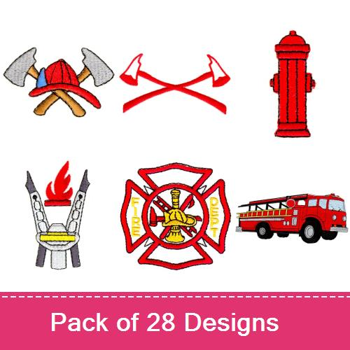 Fire Department Embroidery Designs - Design Talk