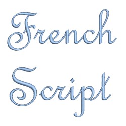 French Cursive Font