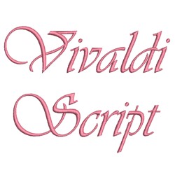 AMD Vivaldi Script Embroidery Font | AnnTheGran.com