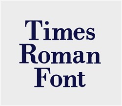 Times roman Embroidery Font | AnnTheGran.com