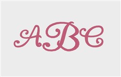 3 letter classic monogram Embroidery Font | AnnTheGran.com