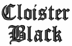 Cloister Black Embroidery Font | AnnTheGran.com