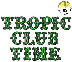 Tropicana Embrilliance Embroidery Font | AnnTheGran.com