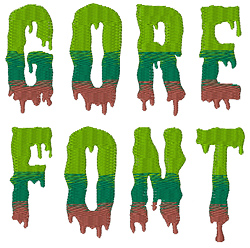 Gore Font Embroidery Font | AnnTheGran.com