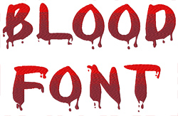 Blood Font Embroidery Font | AnnTheGran.com