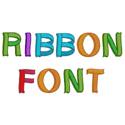 Ribbon Font Embroidery Font | AnnTheGran.com