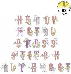 Heavy Metal Cross Stitch Alphabet Embrilliance Embroidery Font ...