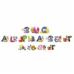 Bug Alphabet Embroidery Font | AnnTheGran.com