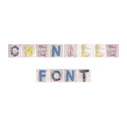 Chenille Font Embroidery Font | AnnTheGran.com