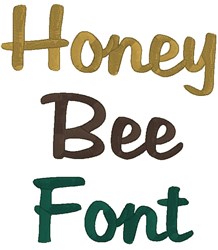 Honey Bee Font Embroidery Font | AnnTheGran.com