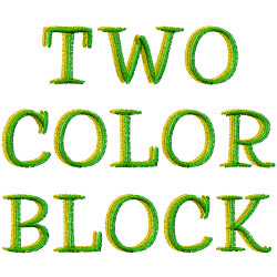 2C Block Embroidery Font | AnnTheGran.com