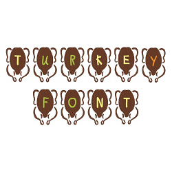 Turkey Font Embroidery Font | AnnTheGran.com