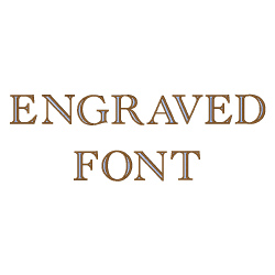 Engraved Font Embroidery Font | AnnTheGran.com