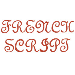 French Script Embroidery Font | AnnTheGran.com