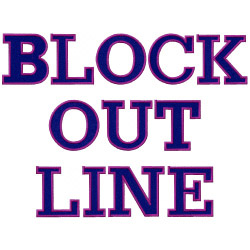 Block outline Embroidery Font | AnnTheGran.com