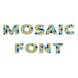 Mosaic Font Embroidery Font | AnnTheGran.com