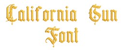 California Sun Font Embroidery Font | AnnTheGran.com