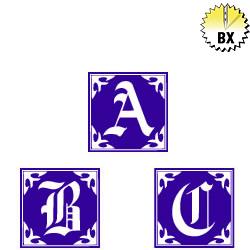 Gothic Caps Alphabet Embrilliance Embroidery Font | AnnTheGran.com