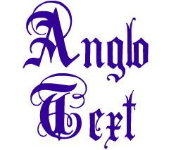 Anglo Text Alphabet Embroidery Font | AnnTheGran.com