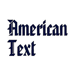American Text Embroidery Font | AnnTheGran.com