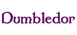 Dumbledor Font Embroidery Font | AnnTheGran.com