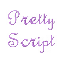 Pretty Script Font Embroidery Font | AnnTheGran.com