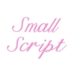 Small Script Font Embroidery Font | AnnTheGran.com