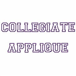 COLLEGIATE APPLIQUE Embroidery Font | AnnTheGran.com