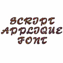 SCRIPT APPLIQUE FONT Embroidery Font | AnnTheGran.com
