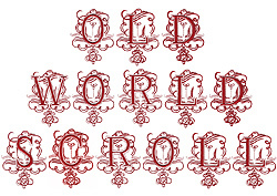 SCROLL ALPHABET Embroidery Font | AnnTheGran.com