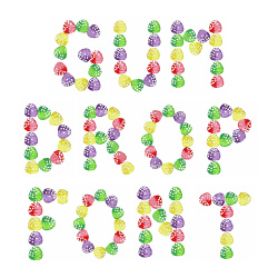 Gum Drop Font Embroidery Font | AnnTheGran.com