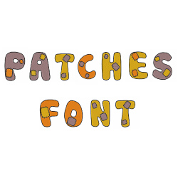Patches Font Embroidery Font | AnnTheGran.com