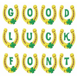 Good Luck Font Embroidery Font | AnnTheGran.com