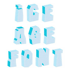 Ice Age Font Embroidery Font | AnnTheGran.com
