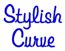 Stylish Curve Embroidery Font | AnnTheGran.com