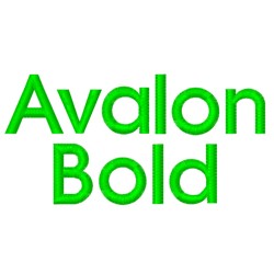 Avalon Bold Fonts Embroidery Font | AnnTheGran.com