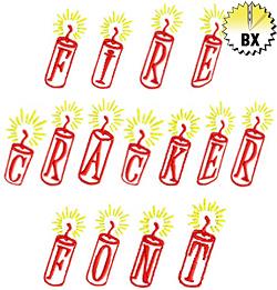 Monogram Firecracker Embrilliance Embroidery Font | AnnTheGran.com