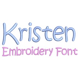 Kristen Font Embroidery Font | AnnTheGran.com