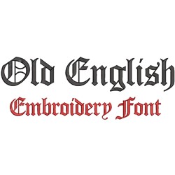Old English Font Embroidery Font | AnnTheGran.com
