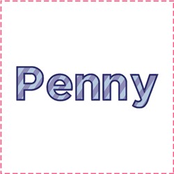 Penny Applique Font Embroidery Font | AnnTheGran.com