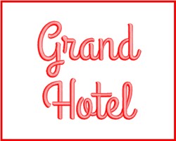 Grand Hotel Font Embroidery Font | AnnTheGran.com