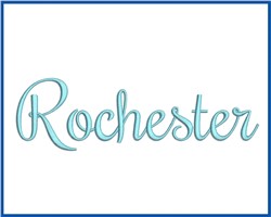 Rochester Font Embroidery Font | AnnTheGran.com