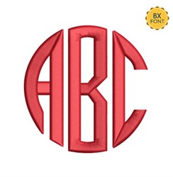 Circle Monogram Embrilliance Embroidery Font | AnnTheGran.com