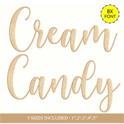 Cream Candy Embrilliance Embroidery Font | AnnTheGran.com